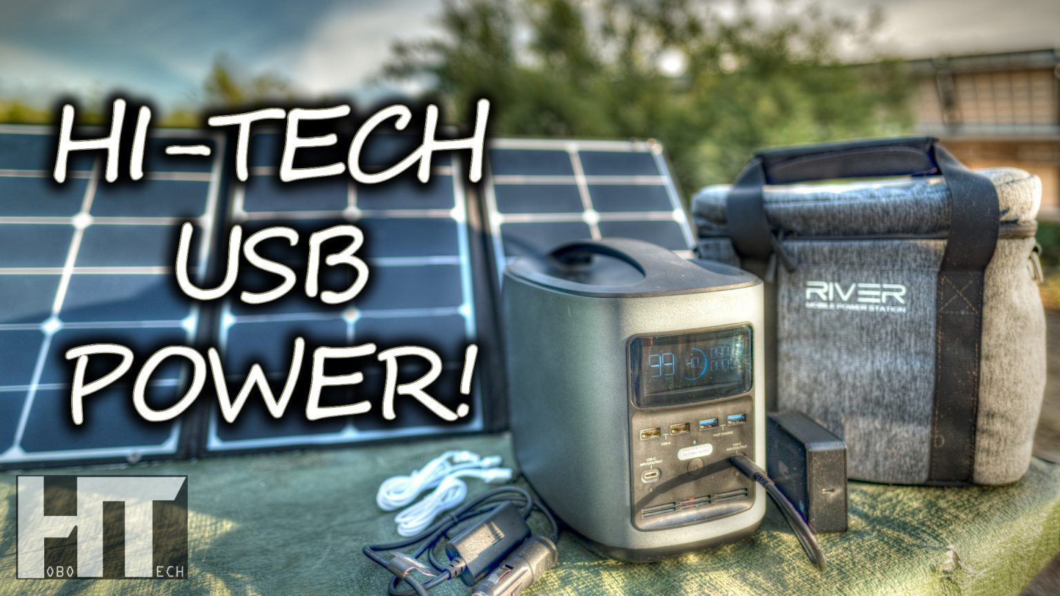 Fast USB Charging Hi Tech Solar Generator! EcoFlow River 370 Portable ...