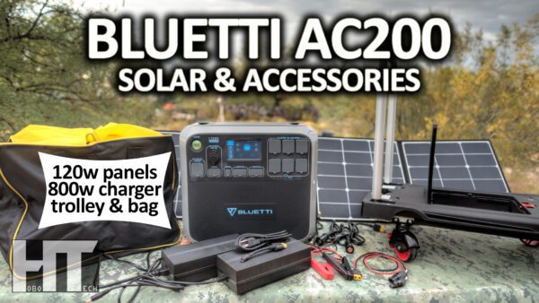 BLUETTI 120w Solar Panel – AC200 Accessories Review | Fast Charger ...