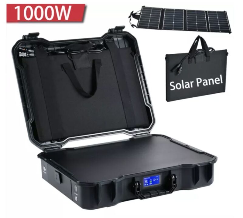 TOUGH WATERPROOF 1000w Solar Generator! Montek X-1000 Lithium Power ...