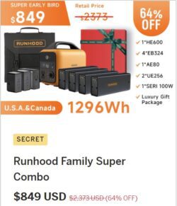 RUNHOOD Modular Battery Power Station Launch | Review Update | Solar ...